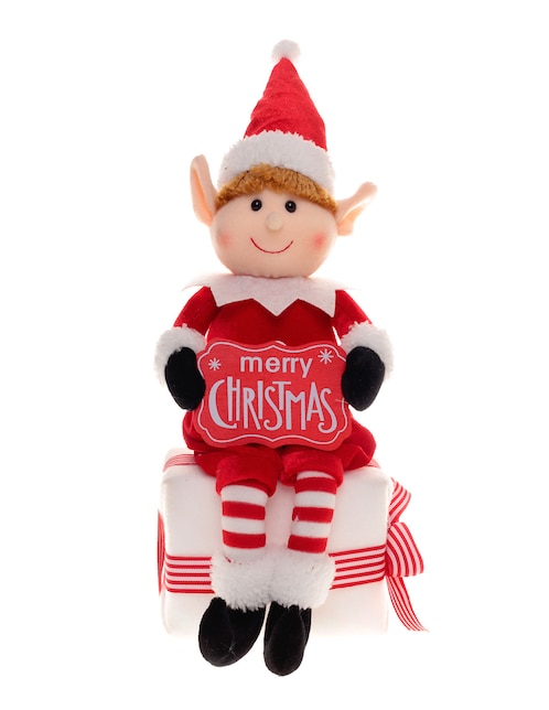 Figura decorativa navideña de duende Christmas Spirit 1